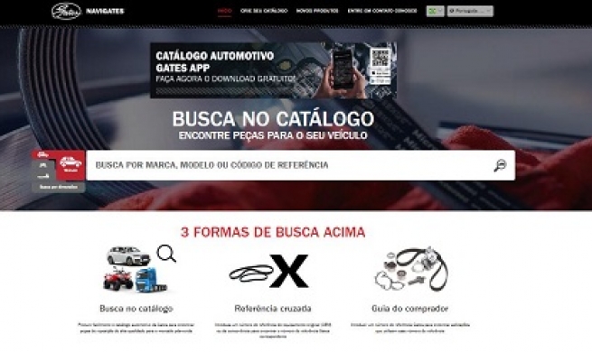 Gates do Brasil apresenta o novo catálogo online para consulta de ...