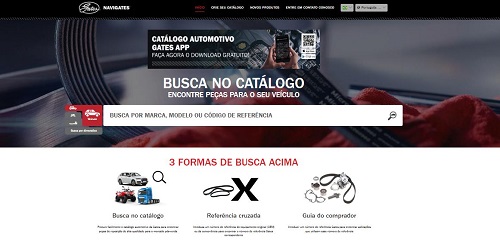 Gates do Brasil apresenta o novo catálogo online para consulta de ...