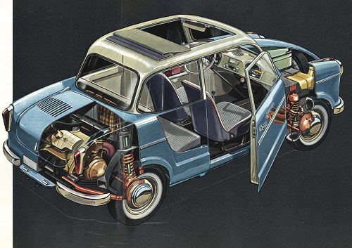 NSU Prinz (1958-1972), o pequeno príncipe do milagre econômico alemão ...