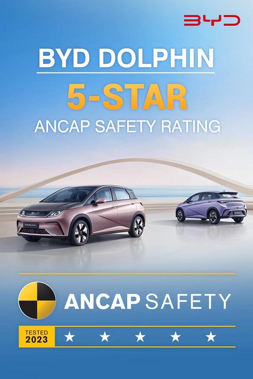 BYD Dolphin e BYD Seal conquistam classificação máxima de cinco ...
