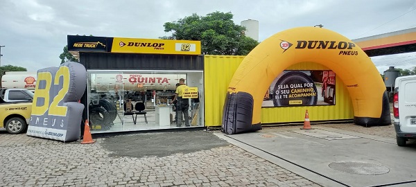 Dunlop amplia rede de containers pelas estradas do País - Oficina Brasil